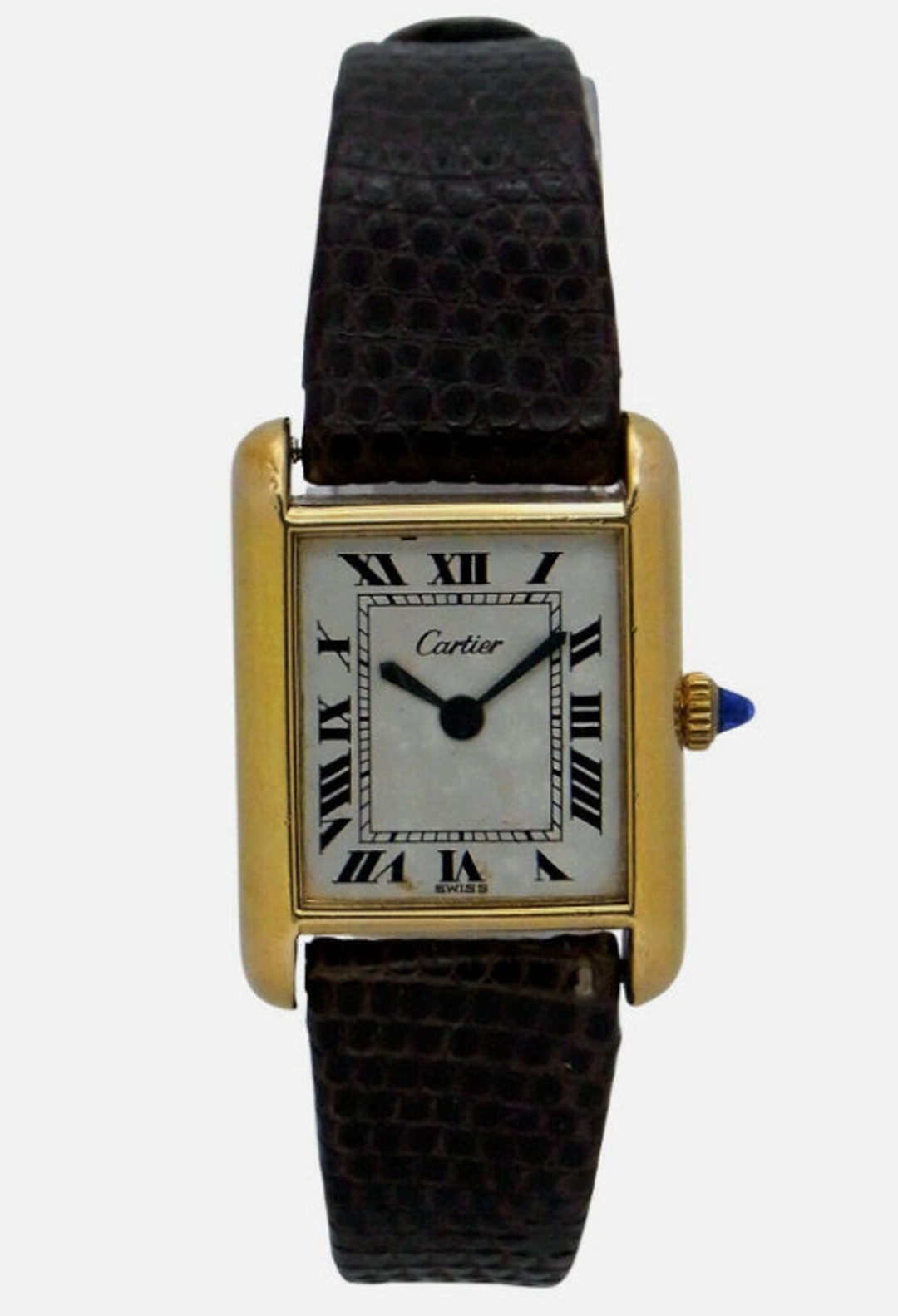 CARTIER Must De Cartier Tank SM 925 Hand-winding Watch Cal. - Etsy