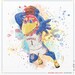 Jayhawk Like a Pro | Hoopster | Splatter Paint KU Art | Kansas ...