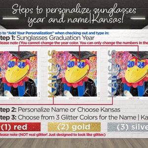 Personalized Custom Kansas Graduation Canvas Print | Personalised KU ...