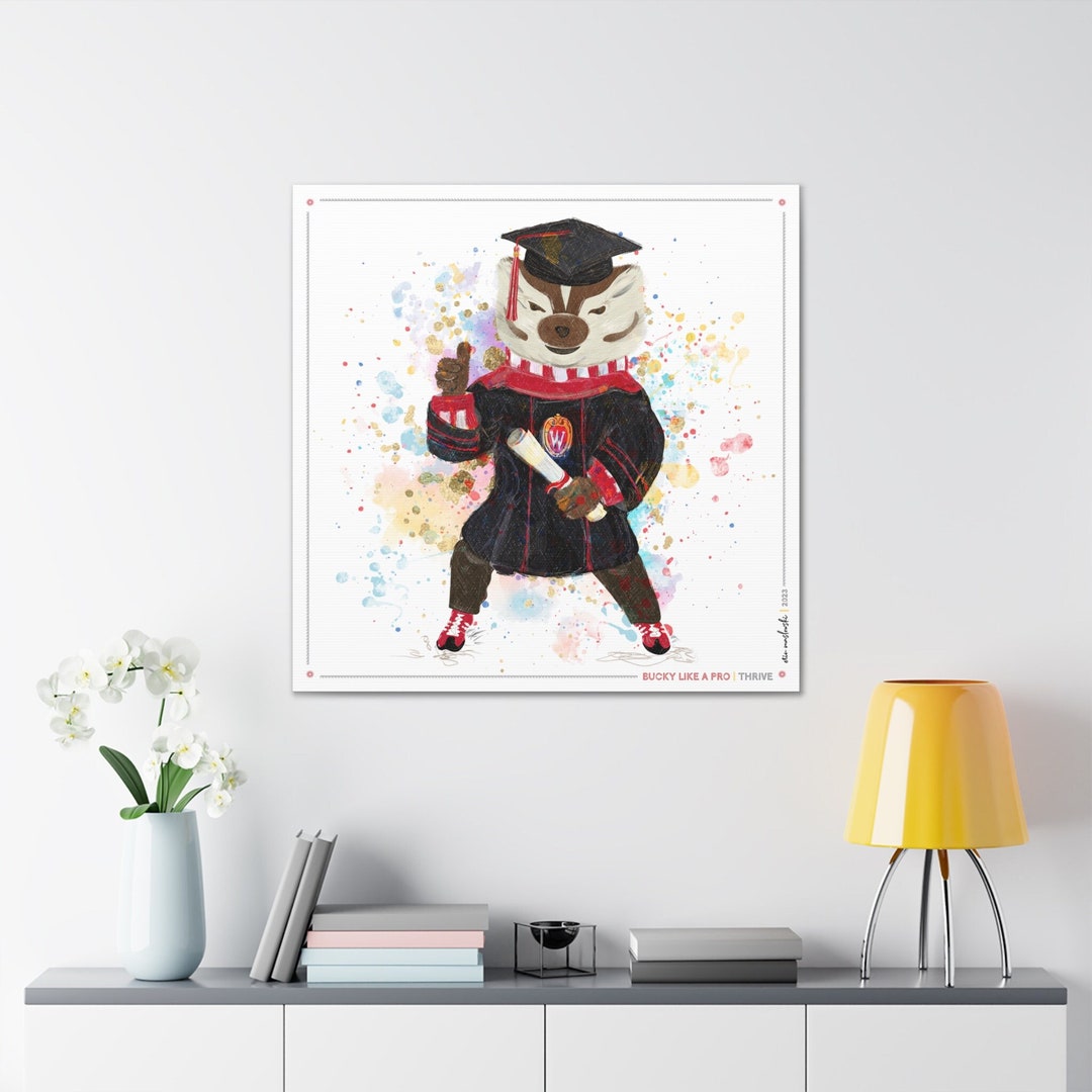 Bucky | Thrive | Wisconsin Graduation Gift | UW Bucky Badger ...