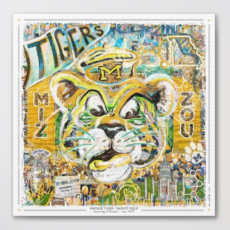 Mizzou Wall Decor Neon - Etsy