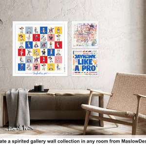 Jayhawk Like a Pro | Pattern | Canvas Print | Pop Art | Kansas | KU ...