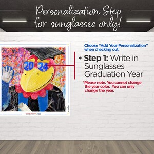 Personalized Custom Kansas Graduation Canvas Print | Personalised KU ...