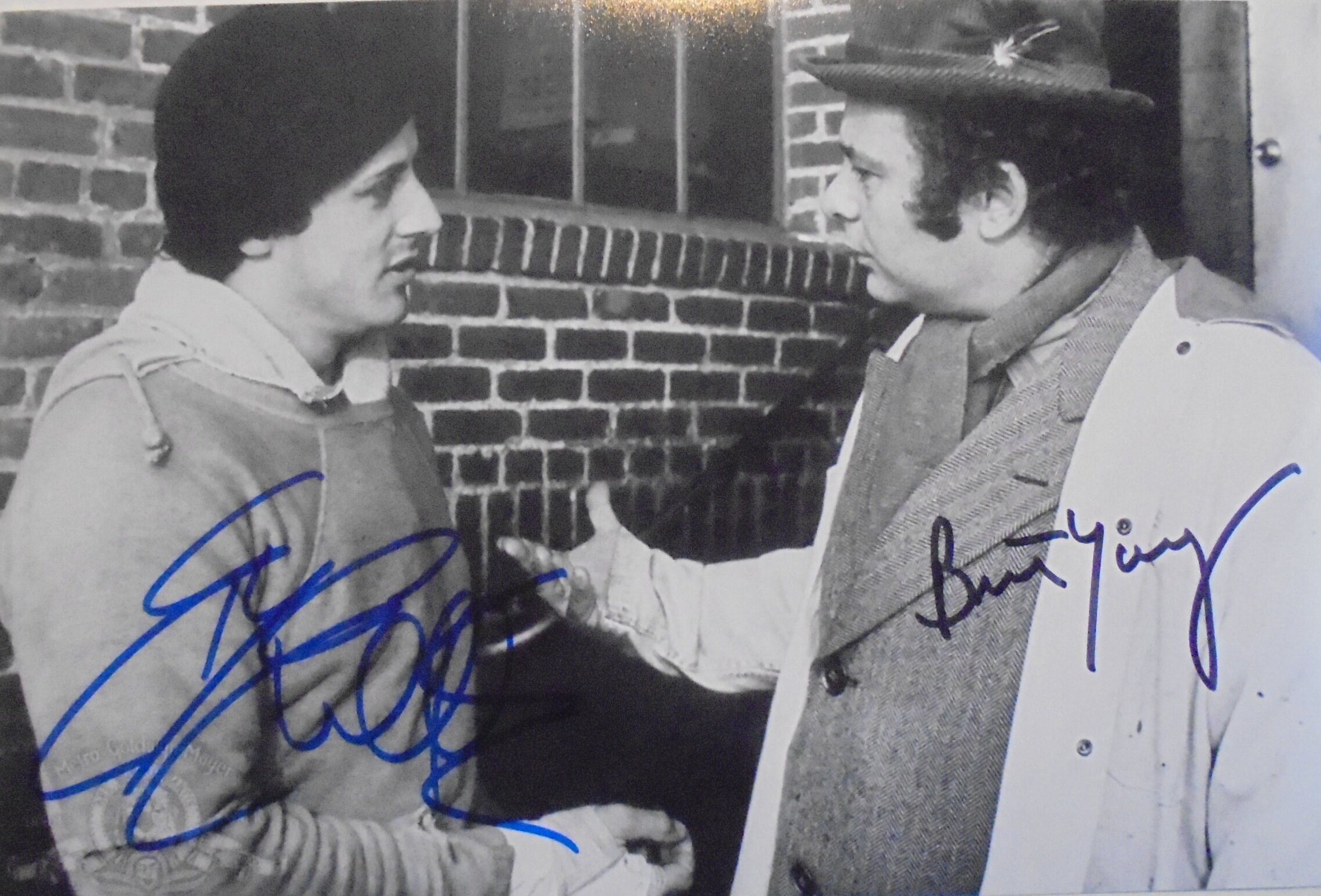 Sylvester Stallone & Burt Young Original Autograph - Etsy