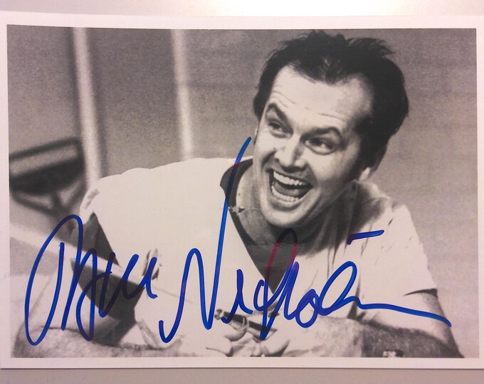 Jack Nicholson Original Autograph Large Photo 13x18 One Flew Over the ...