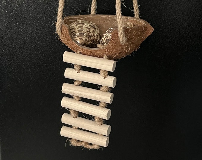 Coconut Swing/moss Pit With Ladder - Etsy