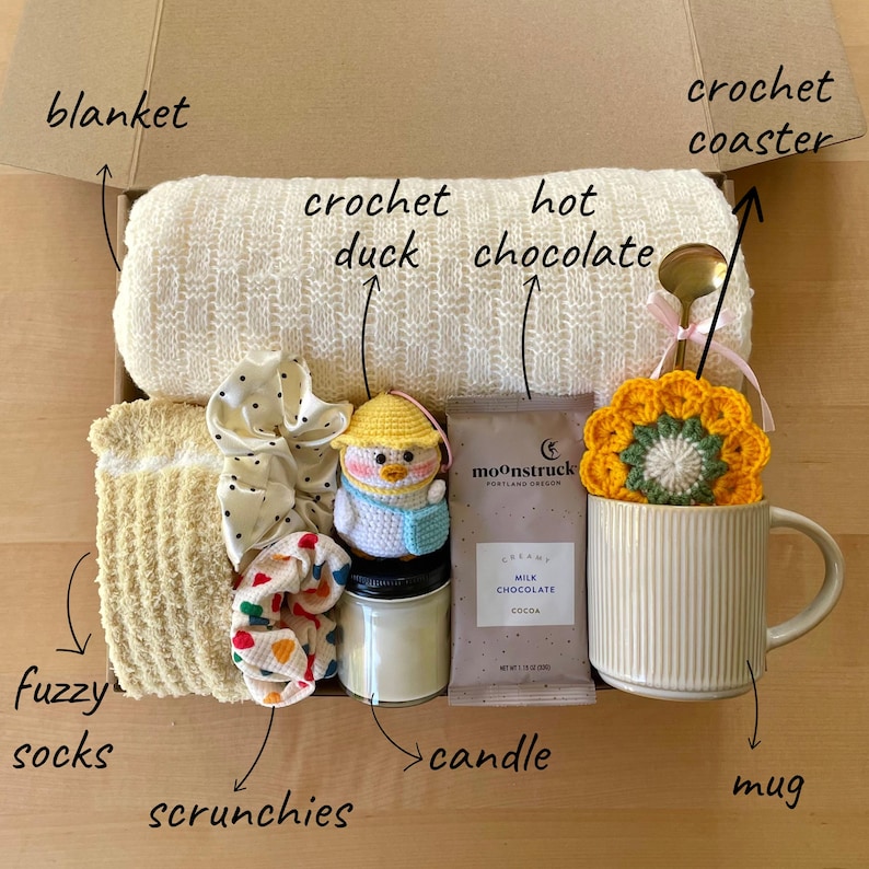 Hug in A Box, Cheer up Gift Box, Get Well Soon Gift, Care Package for ...