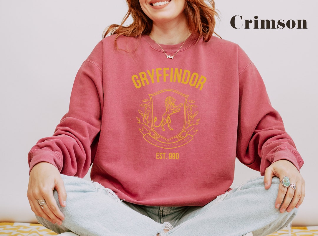 Gryffindor Comfort Colors Hogwarts House Shirt, Sweatshirt - Etsy