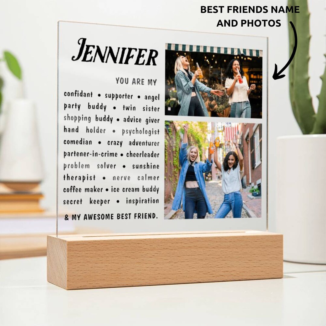Awesome Best Friend Custom Gift - Best Friend Gift, Personalized ...