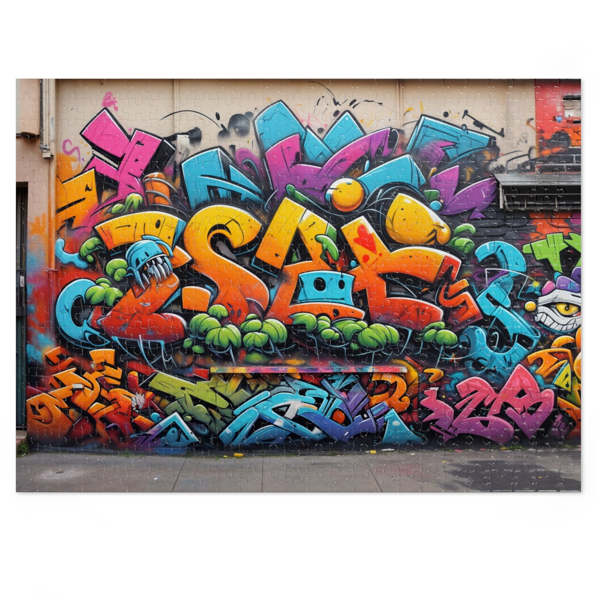 Graffiti Urban Art Jigsaw Puzzle, Available in 500 and 1000 Pieces ...