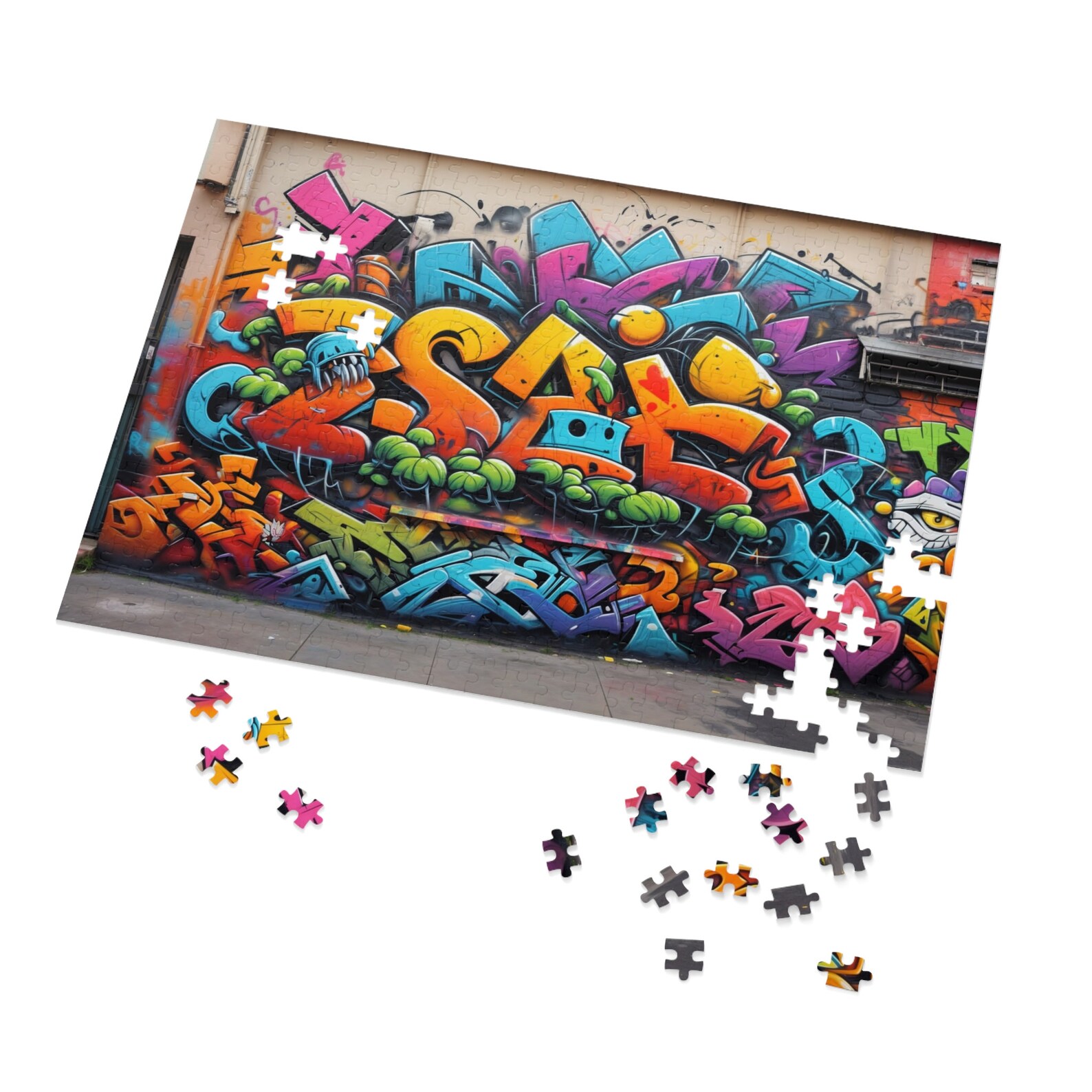 Graffiti Urban Art Jigsaw Puzzle, Available in 500 and 1000 Pieces ...