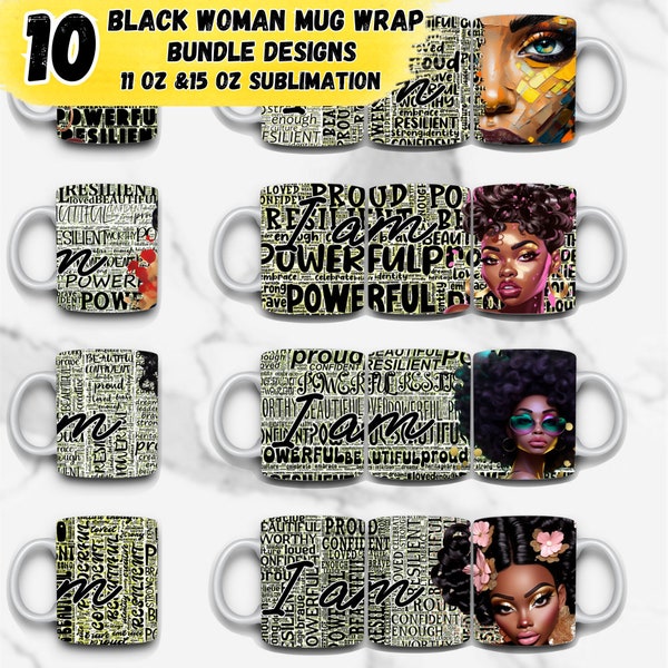 9x African American Bundle Sublimation Design PNG, Digital Download ...