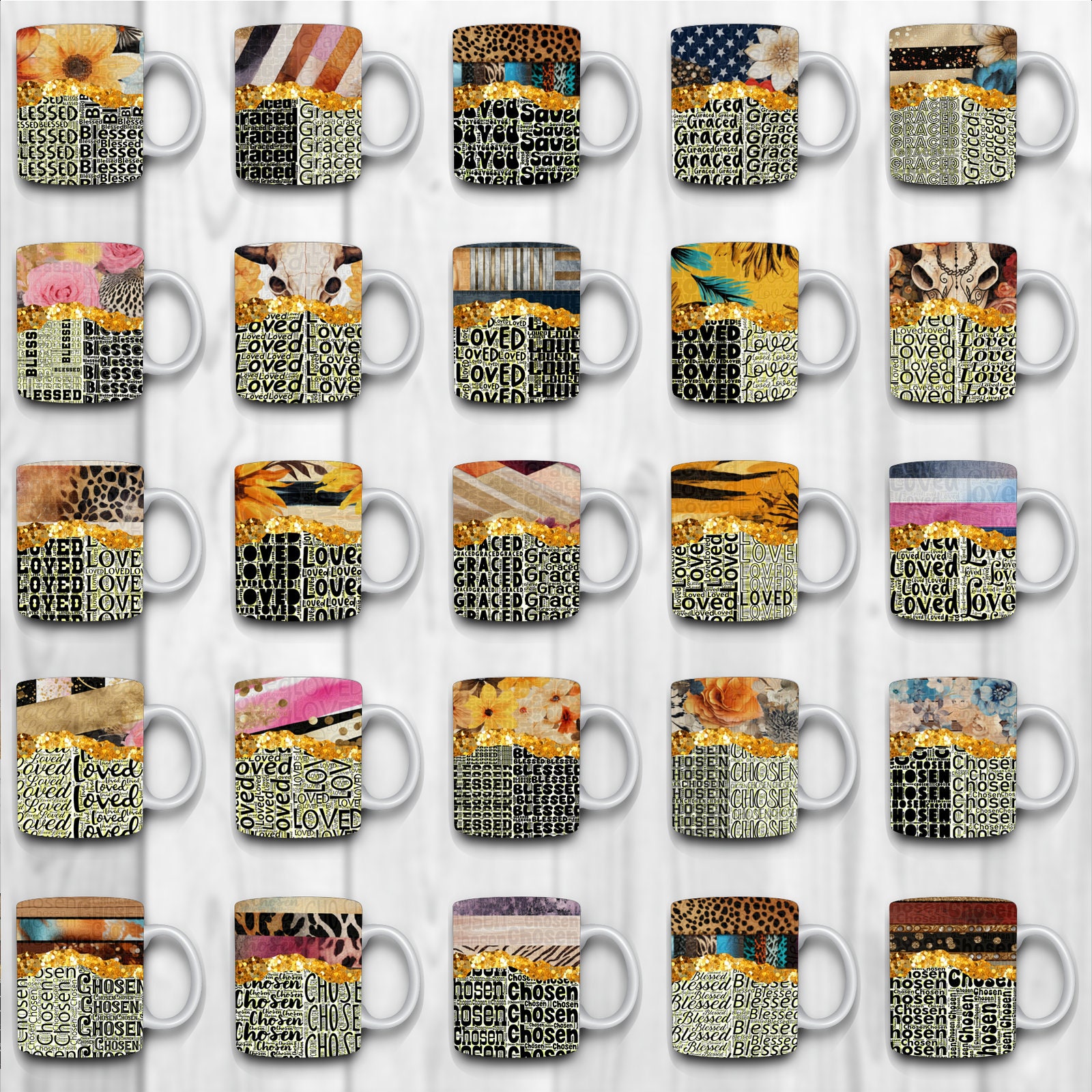 100 Black Women Mug Wrap Bundle Sublimation Design, 11oz Mug Wrap ...