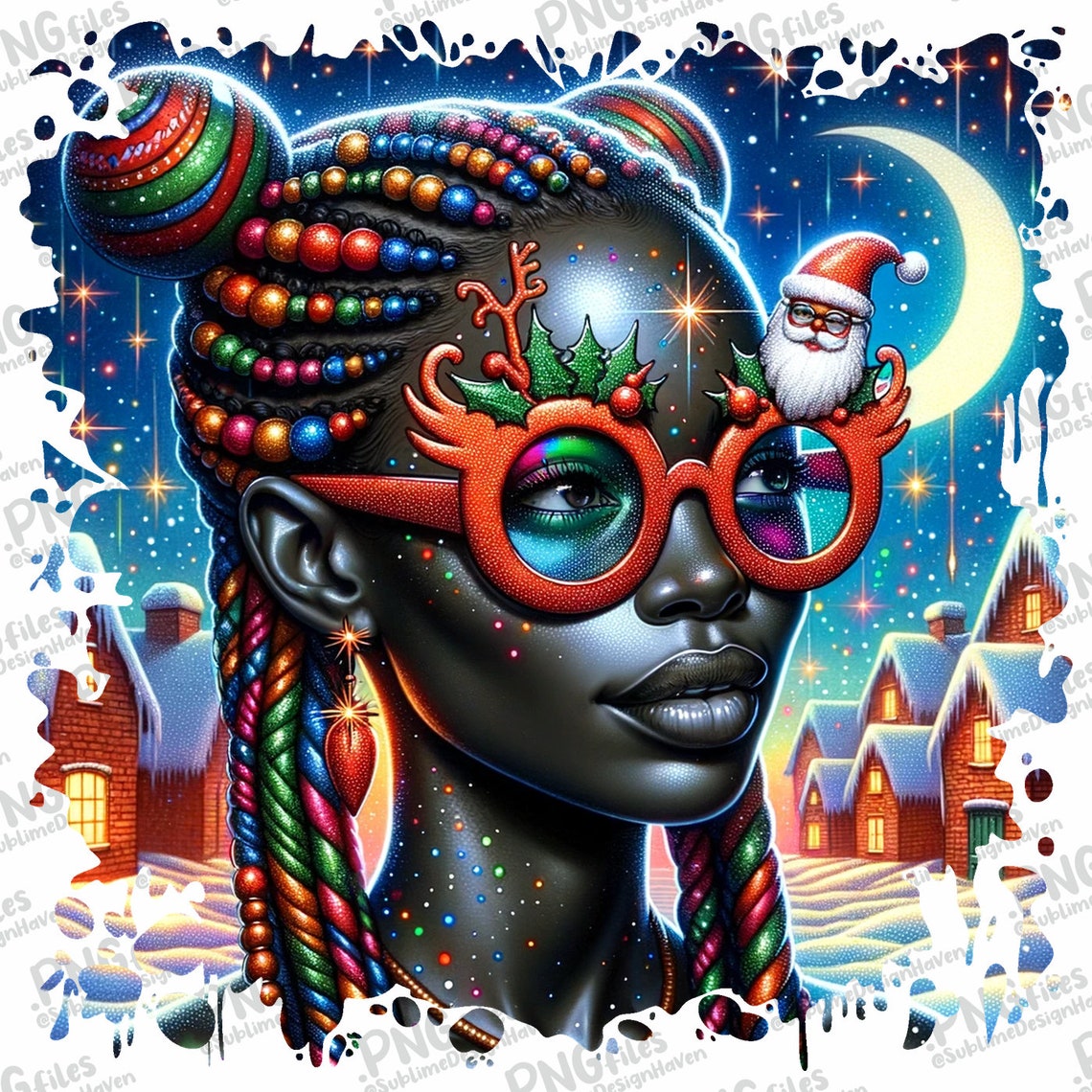 9x Black Woman Bundle Sublimation Design PNG Digital - Etsy