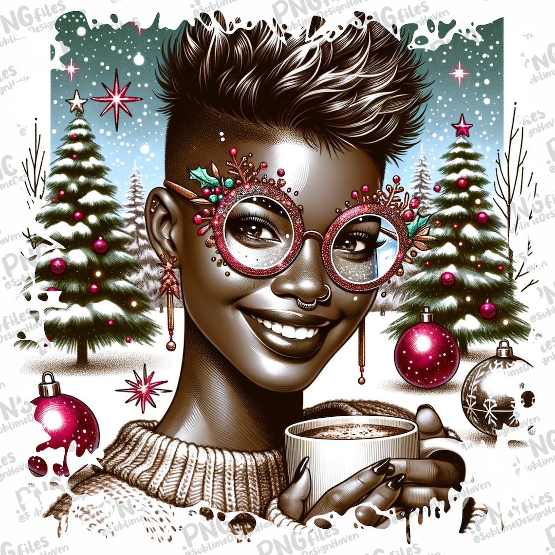 9x Black Woman Bundle Sublimation Design PNG Digital - Etsy