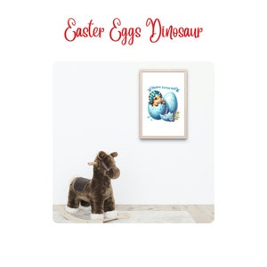 Watercolor Easter Dinosaur Clipart, Easter PNG, Easter Dinosaur PNG ...