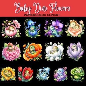 Watercolor Sleeping Baby Dinosaur Clipart, Easter Clipart, Baby ...