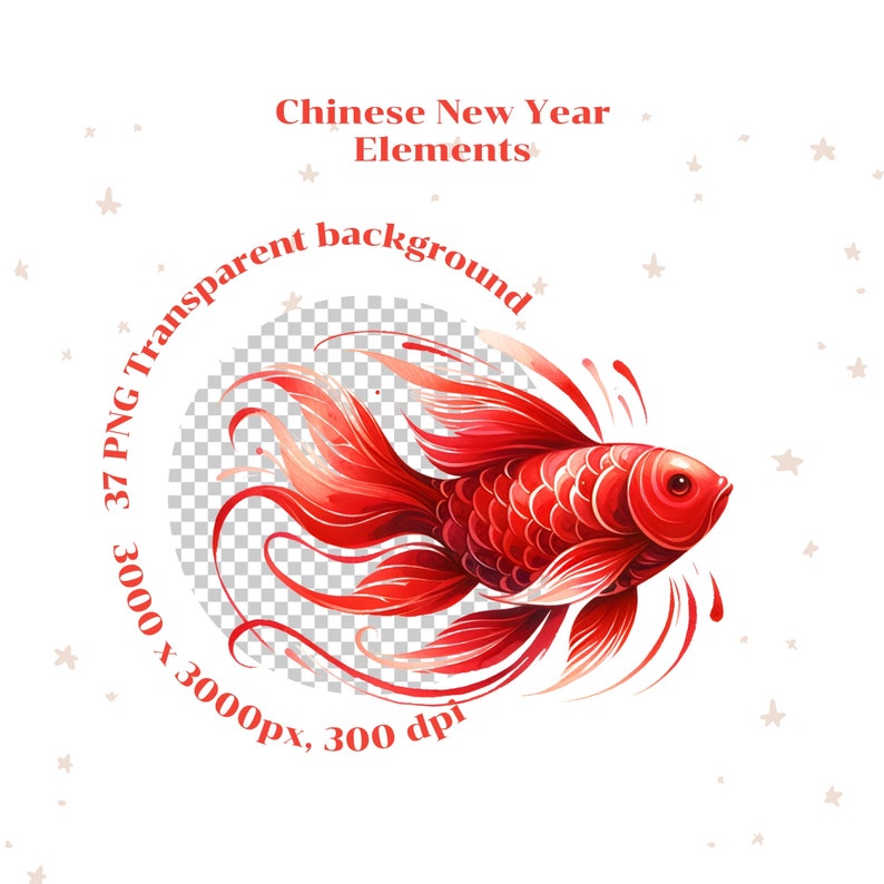 Chinese New Year Watercolor Clipart, Lunar New Year, Cute Dragon ...