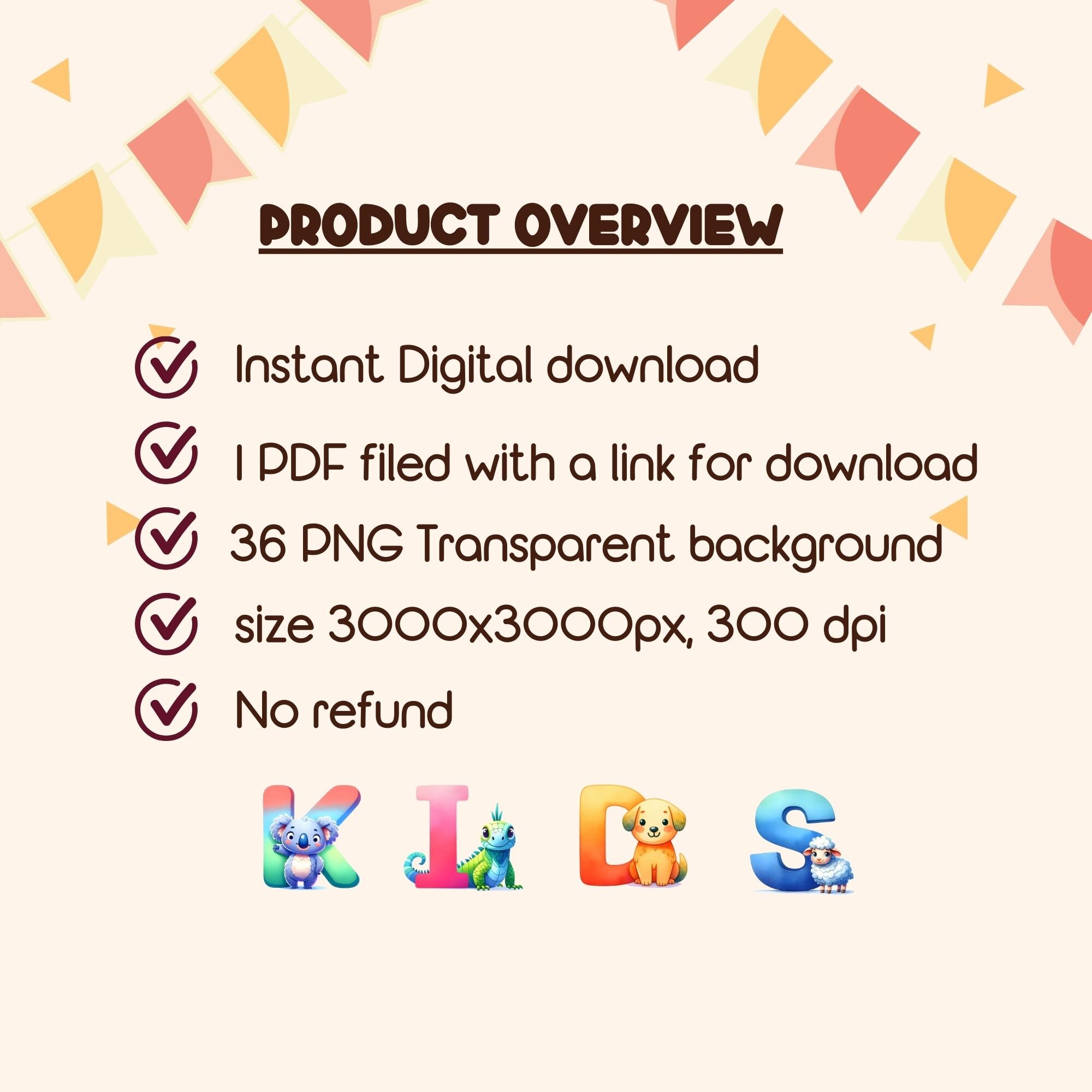 Watercolor Animal Alphabet Clipart, Education Illustration, Alphabet ...