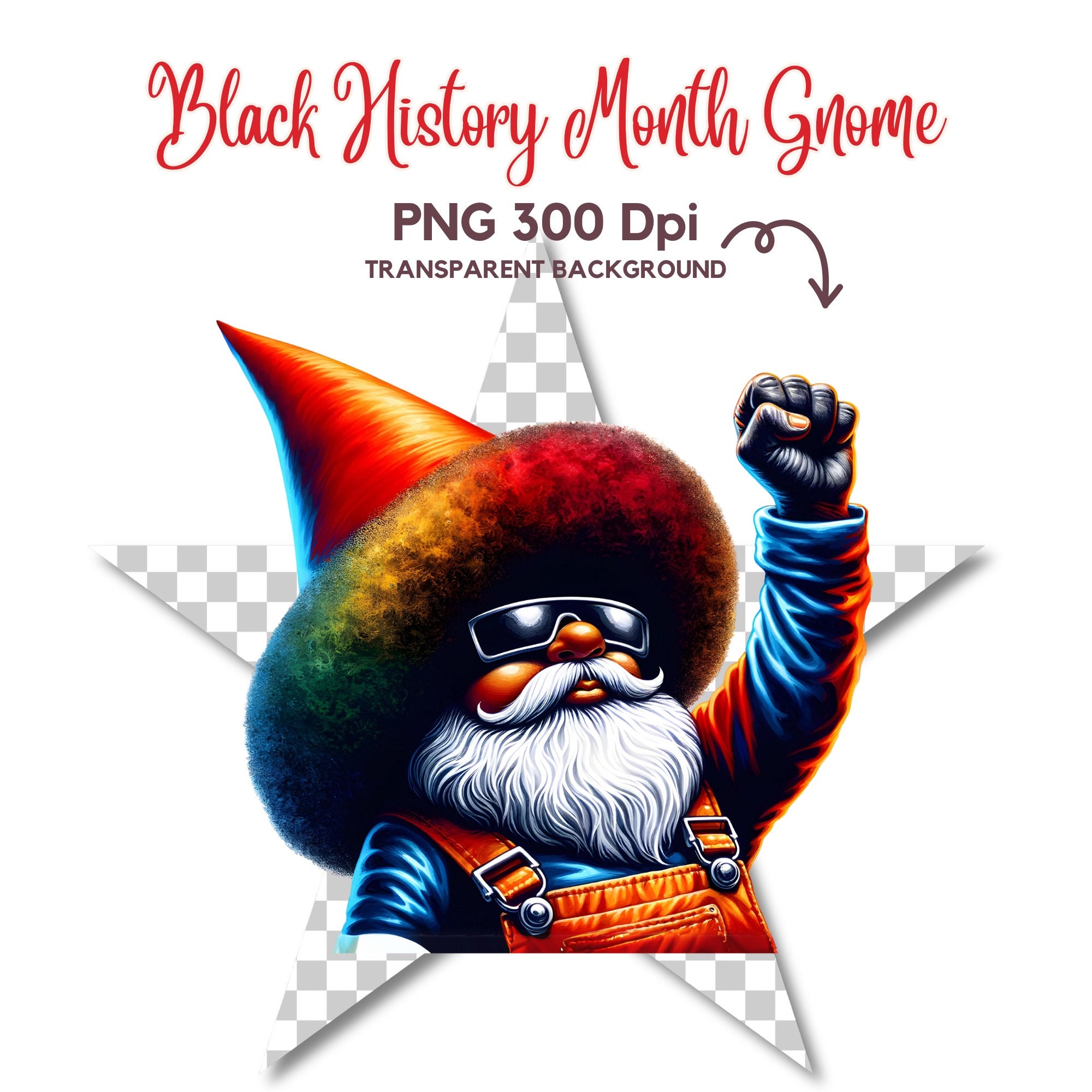 Black History Month Gnome Clipart, Black Historical Figures, Famous ...