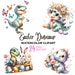 Watercolor Easter Dinosaur Clipart, Easter Clipart, Nursery Clipart ...