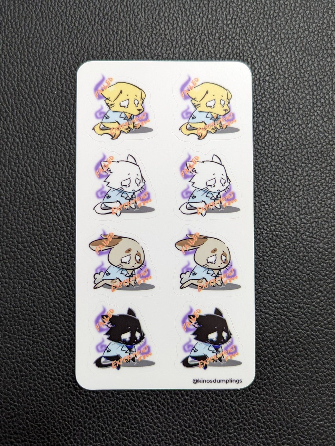 Sad Science Pets Sticker Sheet - Etsy