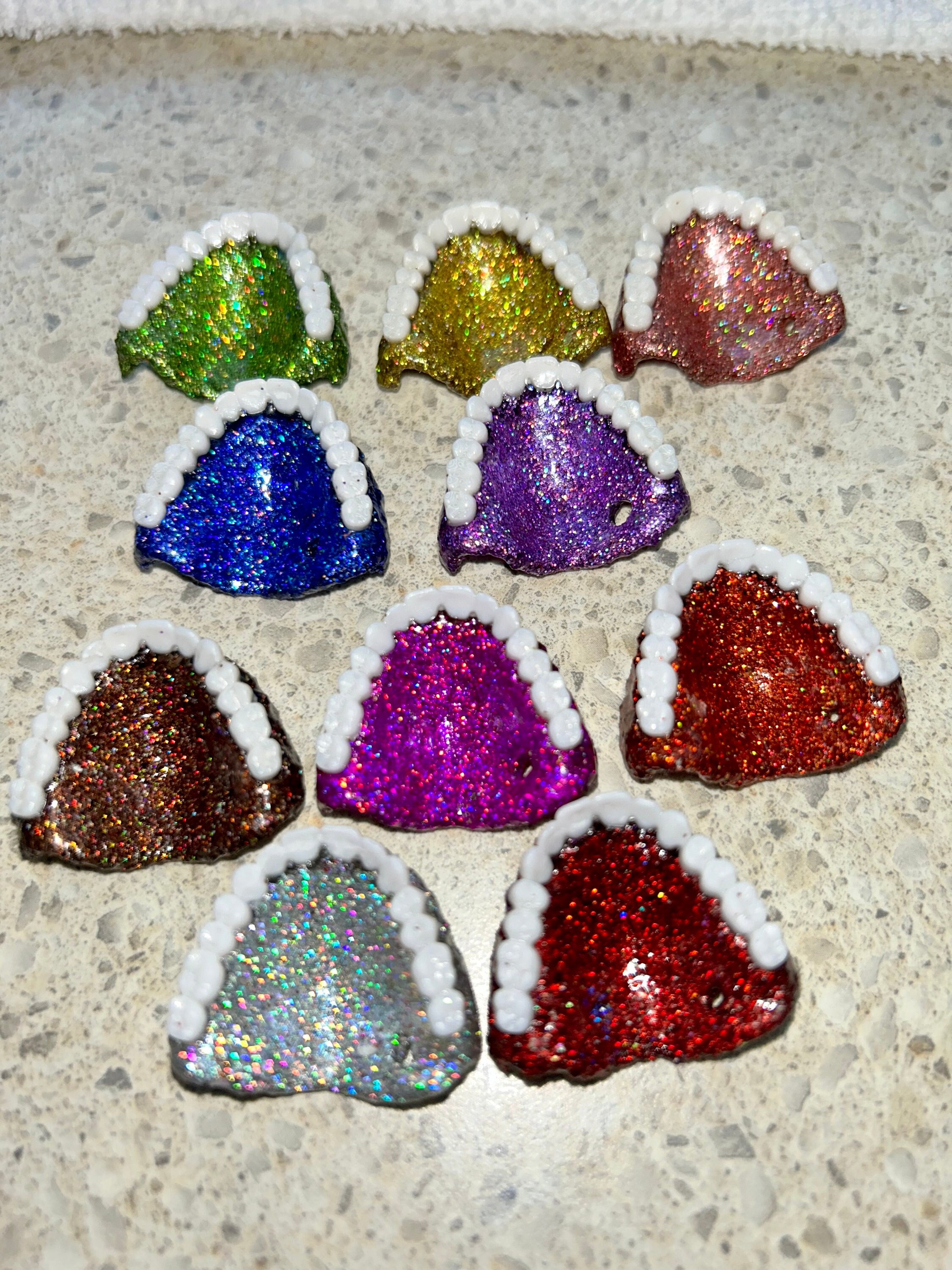 Tiny Teeth Miniature Keychain Denture - Etsy