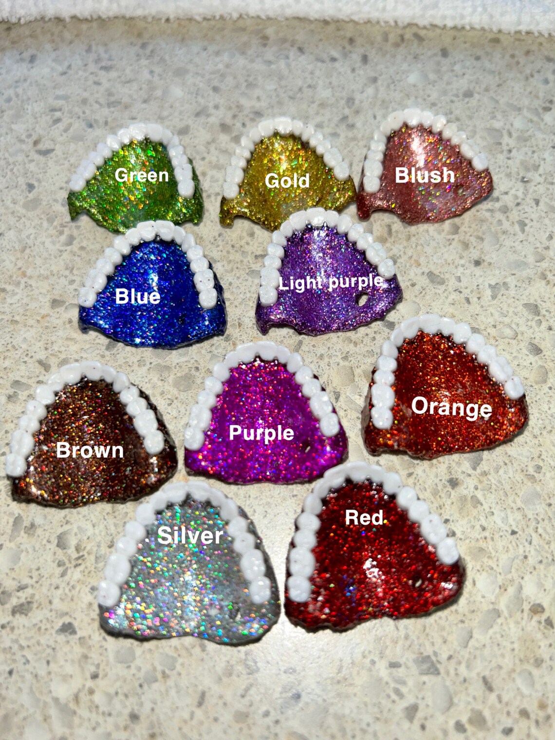 Tiny Teeth Miniature Keychain Denture - Etsy