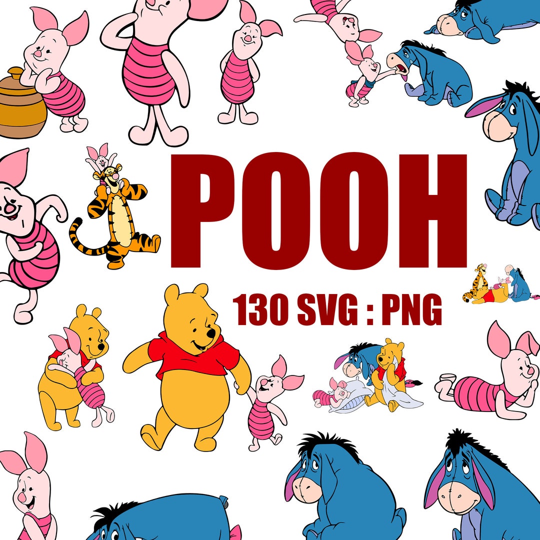 Pooh SVG, Pooh Png, Winnie Cut File, Winnie Files for Cricut or ...