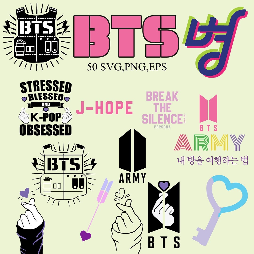 BTS Digital Stickers Cute Stickers BTS Lover Stickers Aesthetic Digital ...