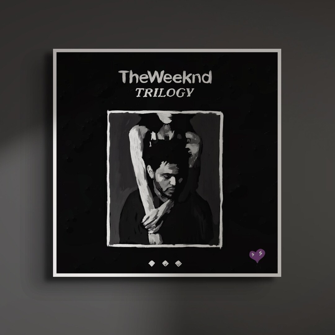 The Weeknd Poster (oil Painting) – Music Art, Album Cover, Music Poster ...