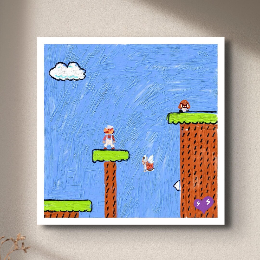 Dendy: Super Mario Bros – Video Game Art, Gaming Decor, Gaming Poster ...
