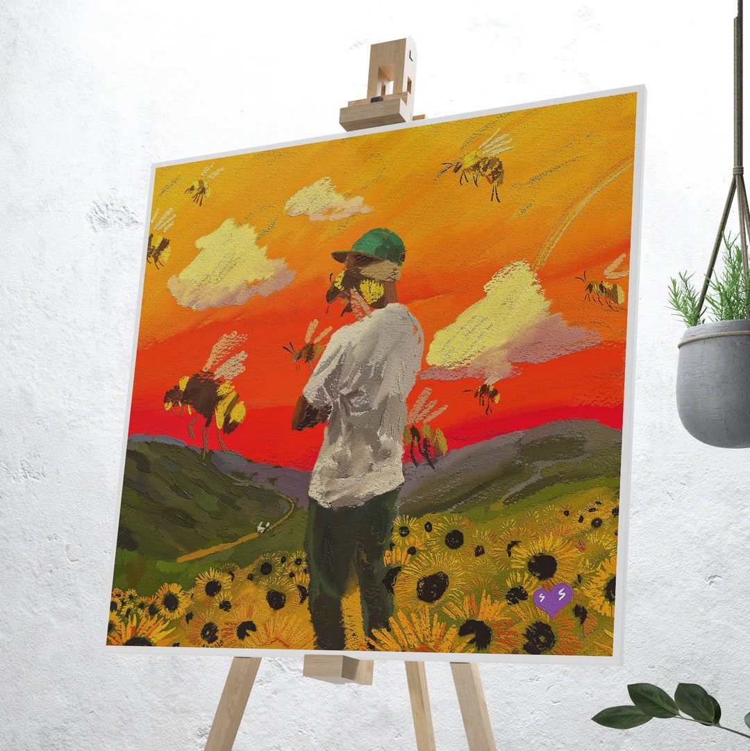 Tyler, the Creator Oil Painting Style Digital Poster on Fujifilm Glossy ...
