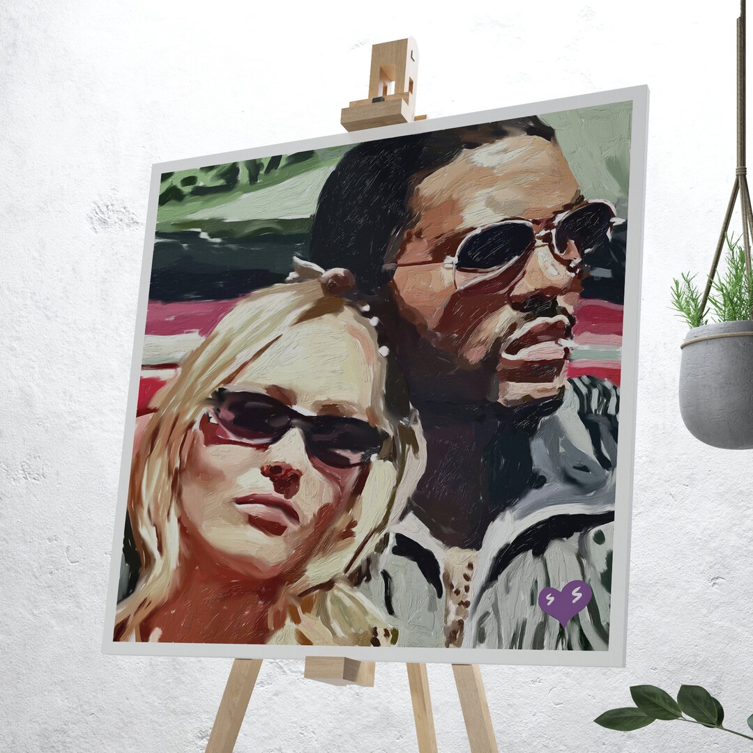 The Weeknd the Idol Oil Painting Style Digital Poster on Fujifilm ...