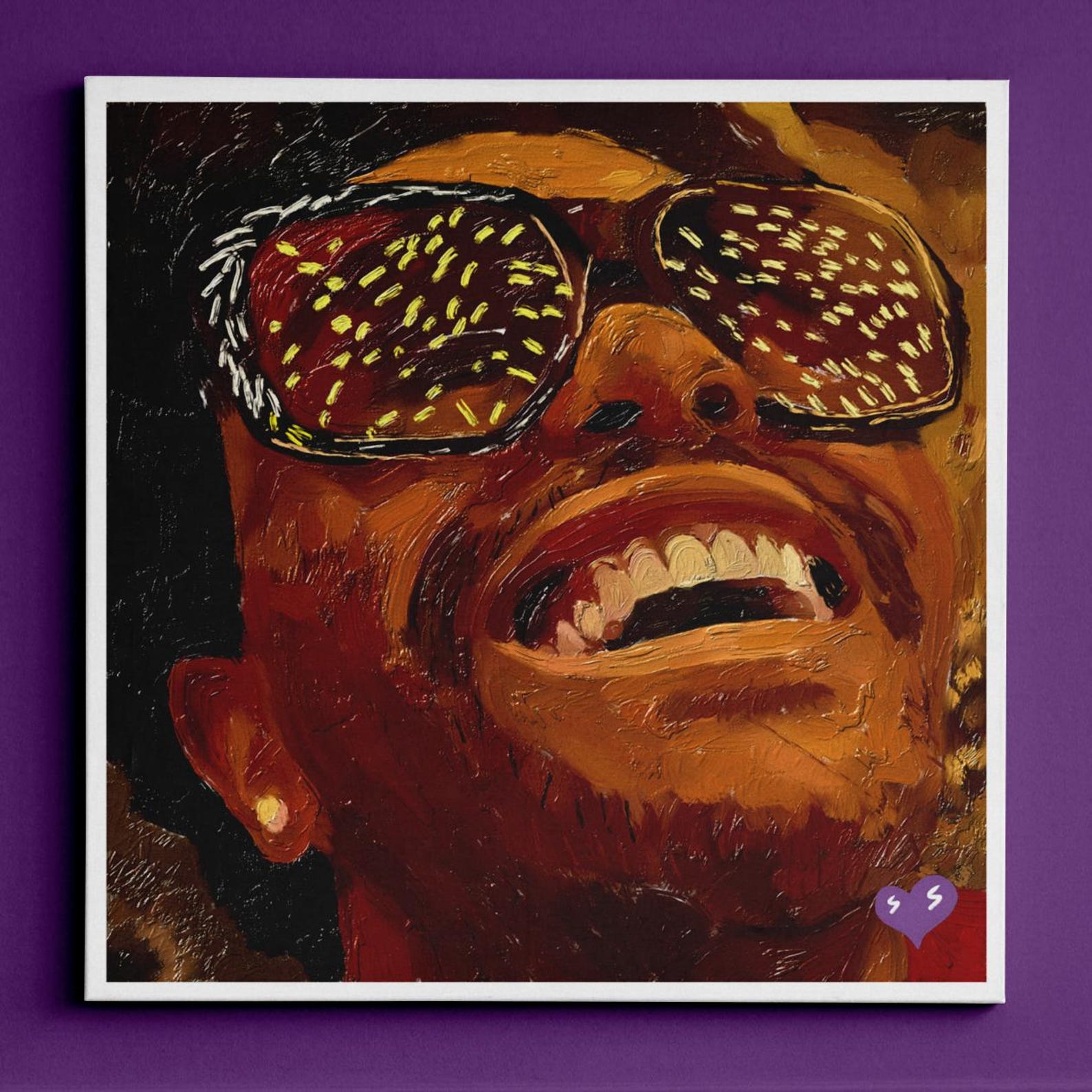 The Weeknd Poster Oil Painting, Digitized Version, Poster on Premium ...