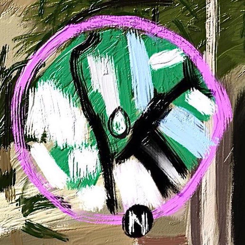 GTA Vice City Oil Painting Style Digital Poster on Fujifilm Matte Paper ...