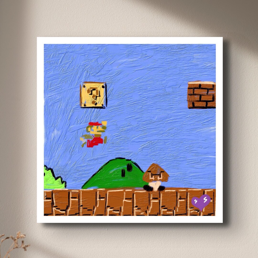 Dendy: Super Mario Bros – Video Game Art, Gaming Decor, Gaming Poster ...