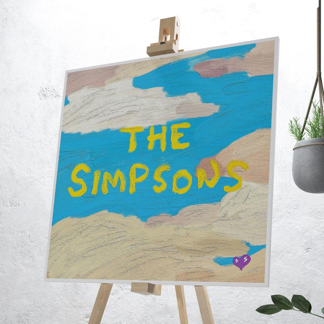 The Simpsons (oil Painting) – Cartoon Art, Cartoon Drawing, Vintage ...