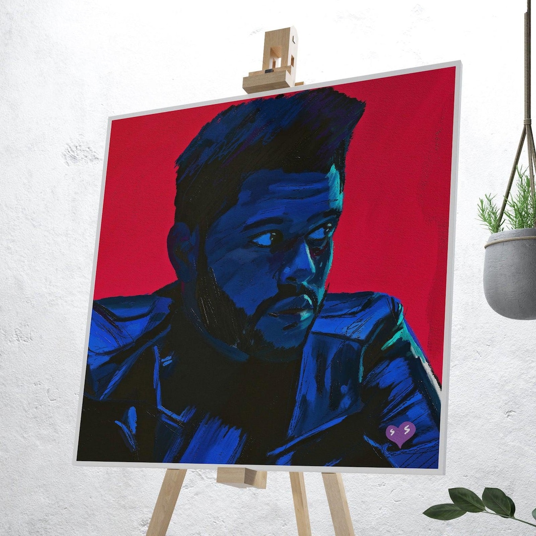 The Weeknd Poster (oil Painting) – Music Art, Album Cover, Music Poster ...