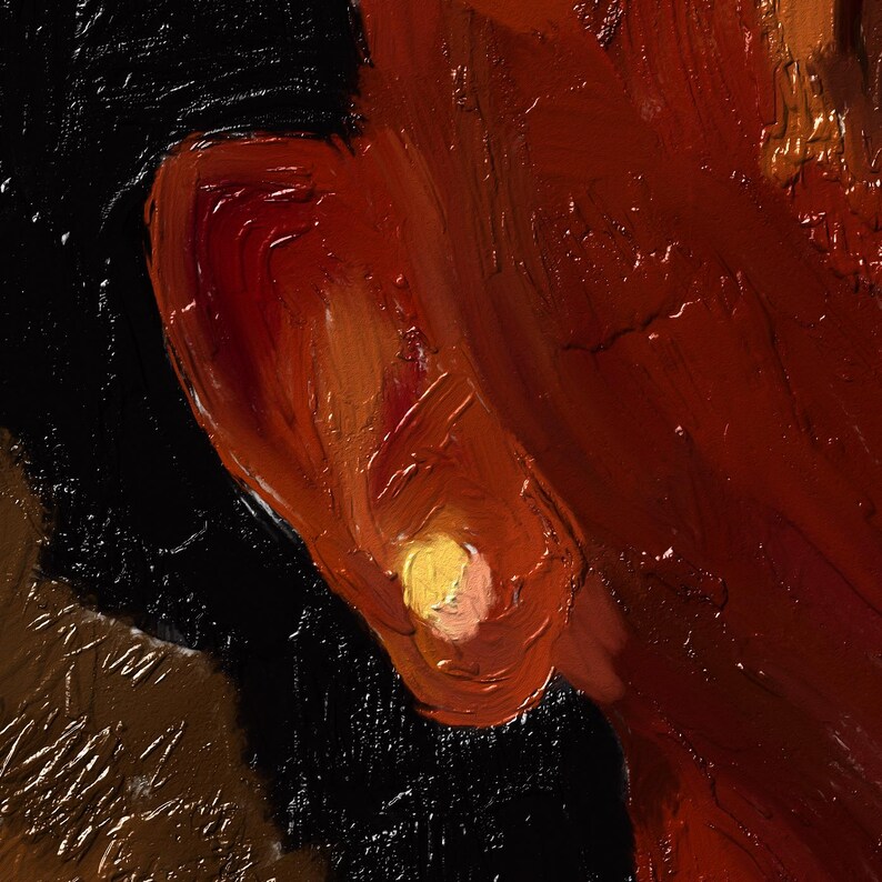 The Weeknd Poster Oil Painting, Digitized Version, Poster on Premium ...