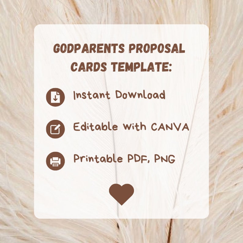 Cute Godparents Proposal Card | Will You Be My Godmother Universal ...