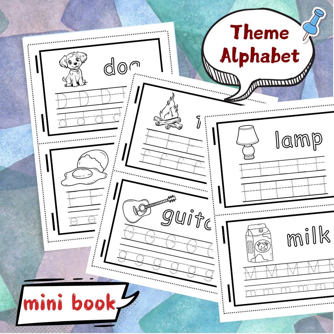 Alphabet Activity Worksheets for Kindergarten Fine Motor Skills ...