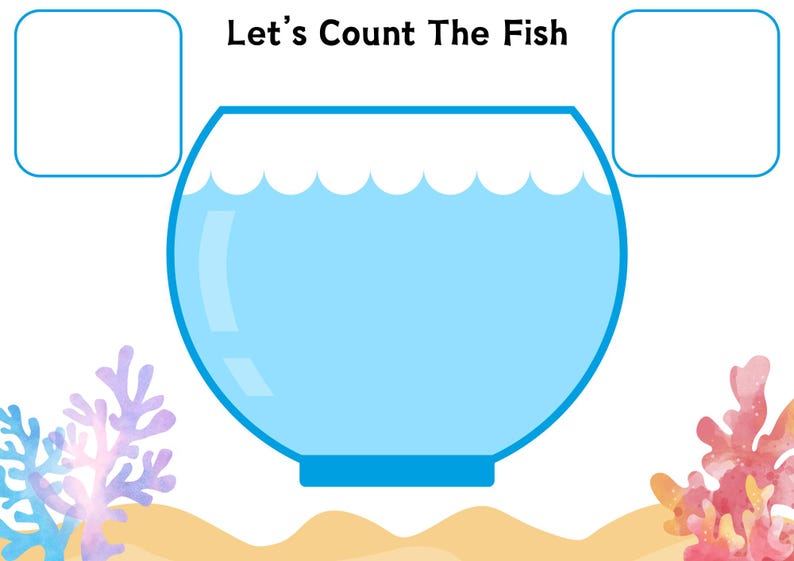 Fish Counting Activity, Numbers 1-10 Count, Count Activities for ...