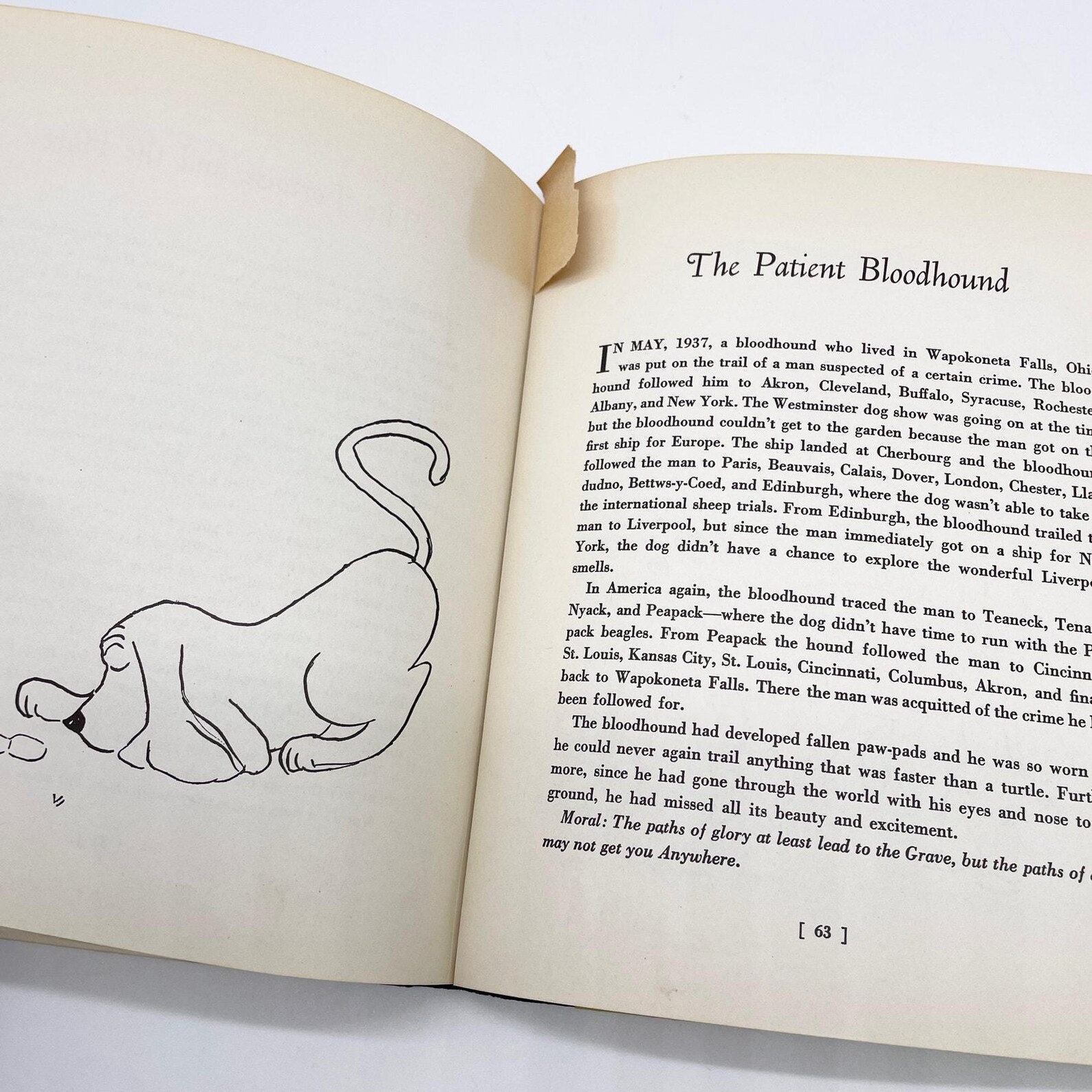 James Thurber Fables for Our Time Hardback 1940 First Edition NO DUST ...