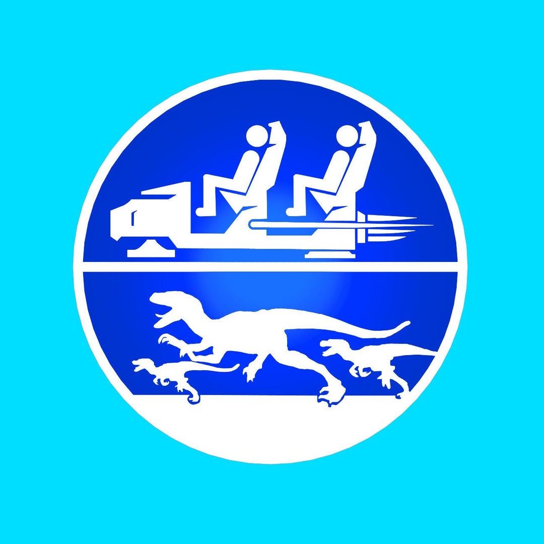 Velocicoaster Raptor Run 3 Vinyl Sticker - Etsy