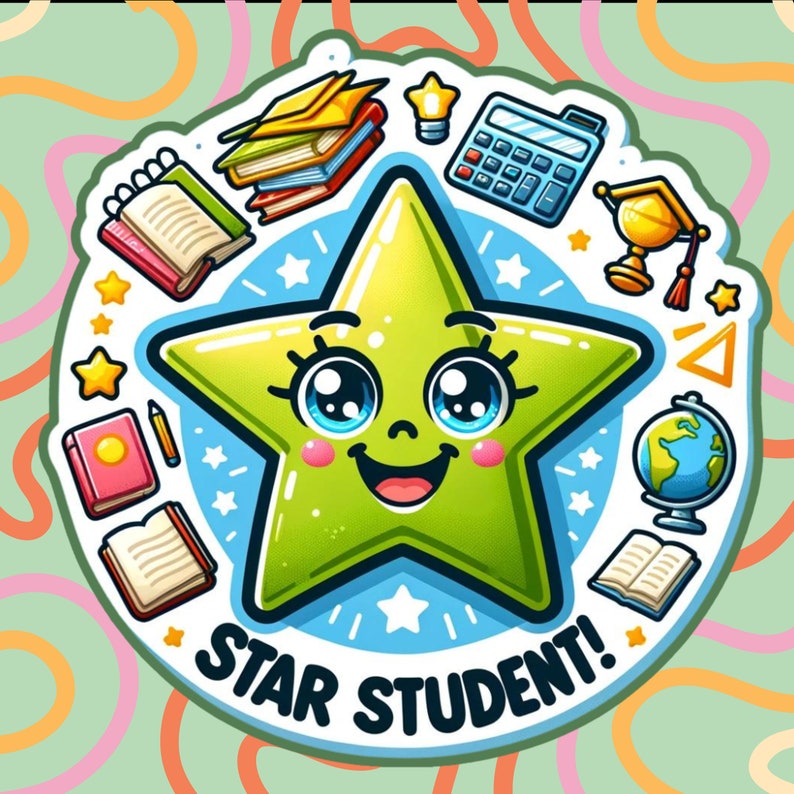 Teacher Reward Sticker Student Motivational Sticker Elementary School ...