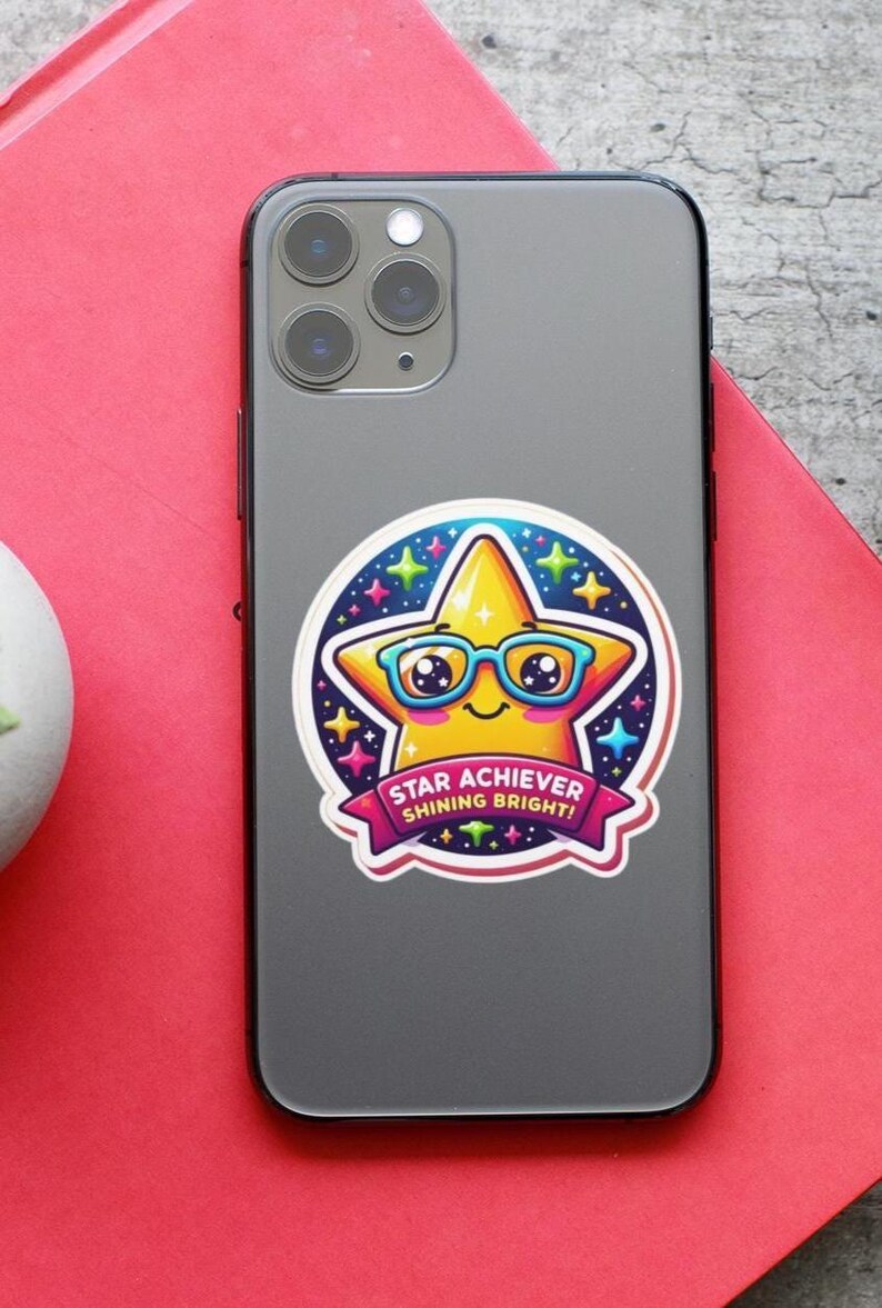Kawaii Star Achiever Vinyl Sticker: Kids Reward, Motivational Decal - Etsy