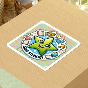 Teacher Reward Sticker Student Motivational Sticker Elementary School ...