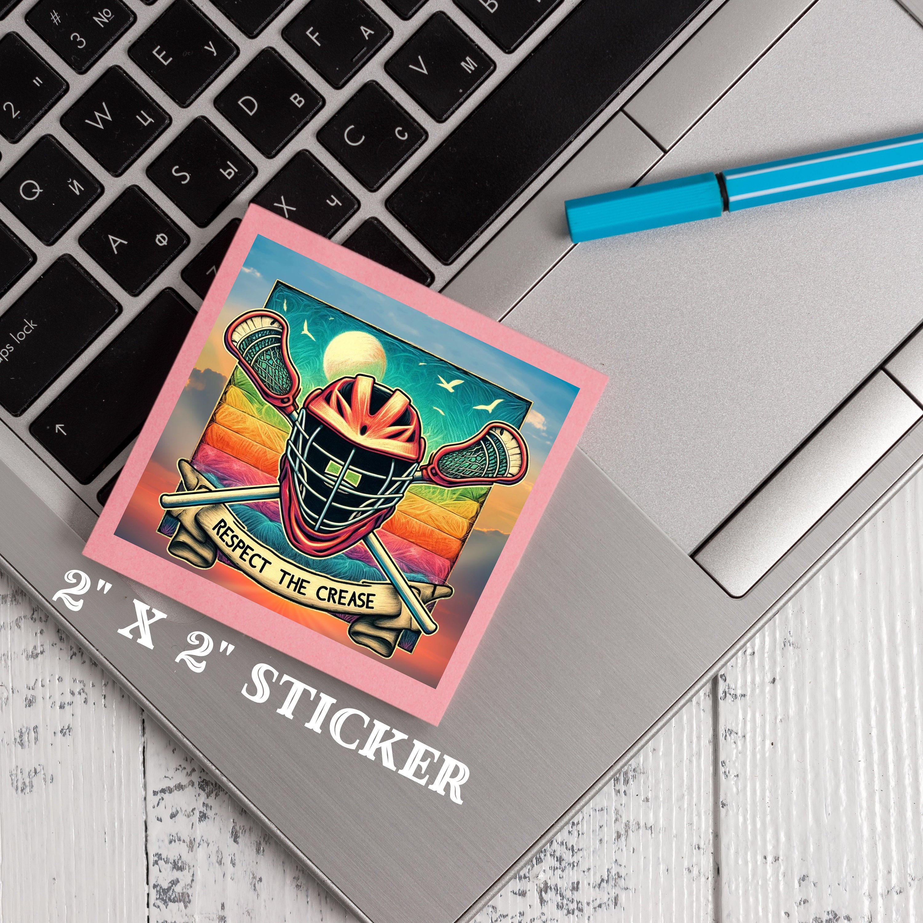 Lacrosse Team Defense Sticker Coach MVP Reward Sticker Fun Girls ...