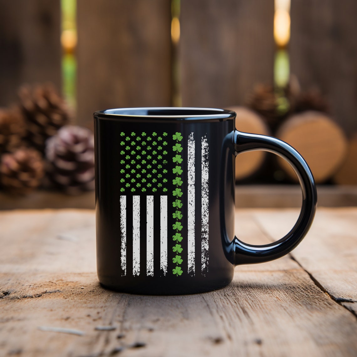 Paddy's Day Ceramic Mug St Patrick's Limited Edition Shamrock Charm St ...